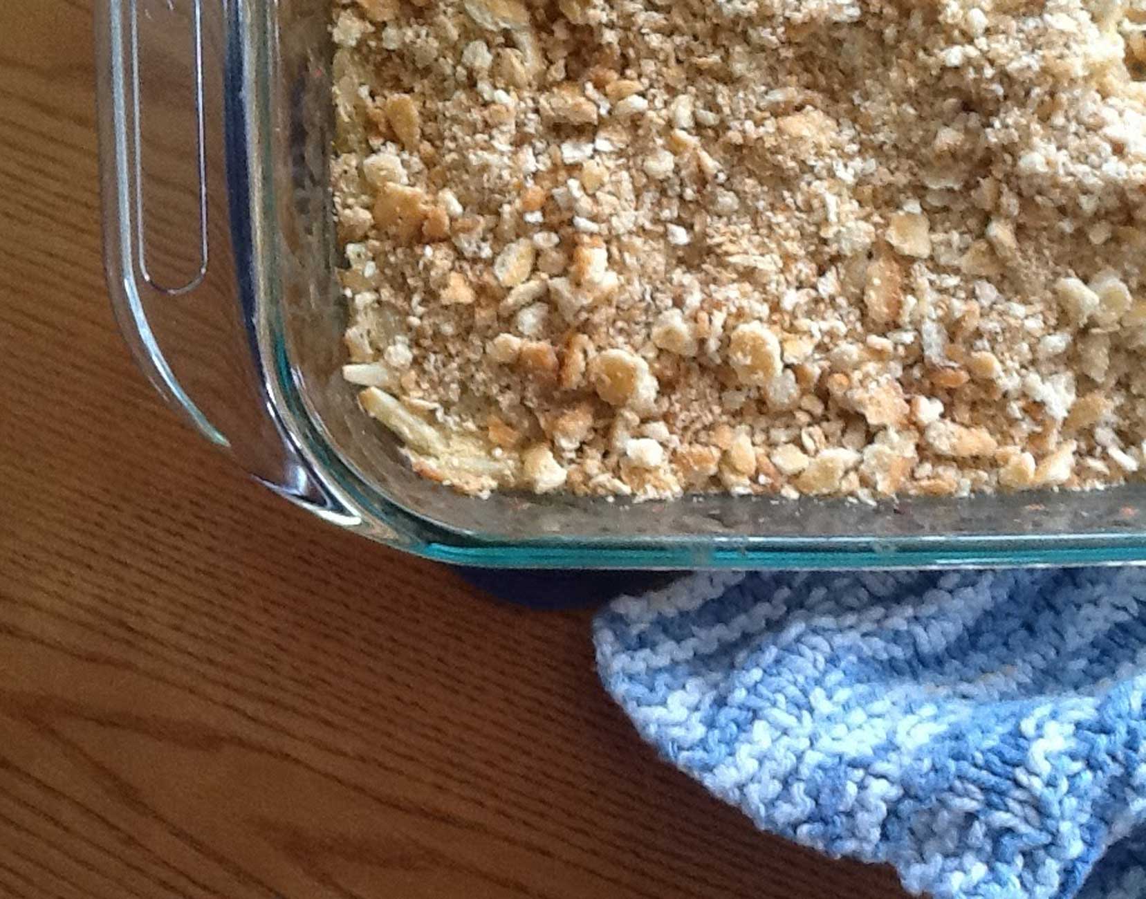 Chicken casserole smothered with ritz crackers - Elyssa McGregor