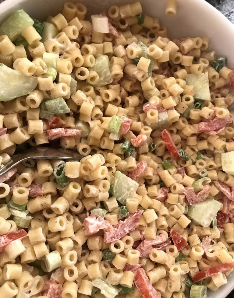 Macaroni salad that goes with almost every meal - Elyssa McGregor