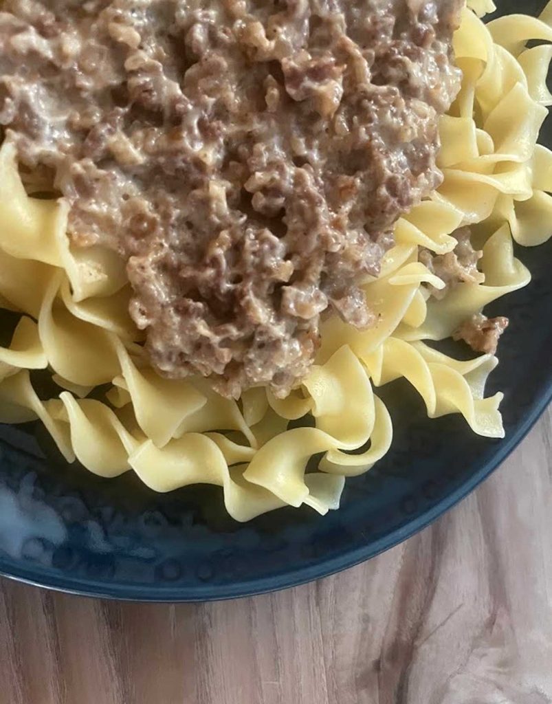 Who doesn't love beef stroganoff? - Elyssa McGregor